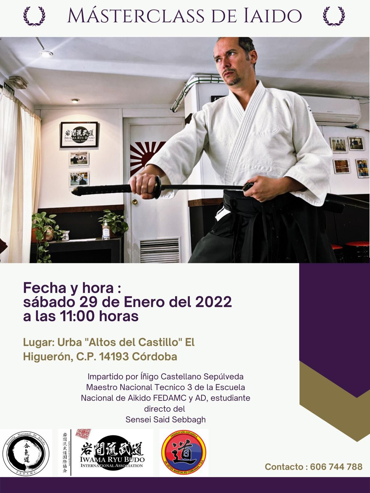 Masterclass de Iaido – FEDAMC